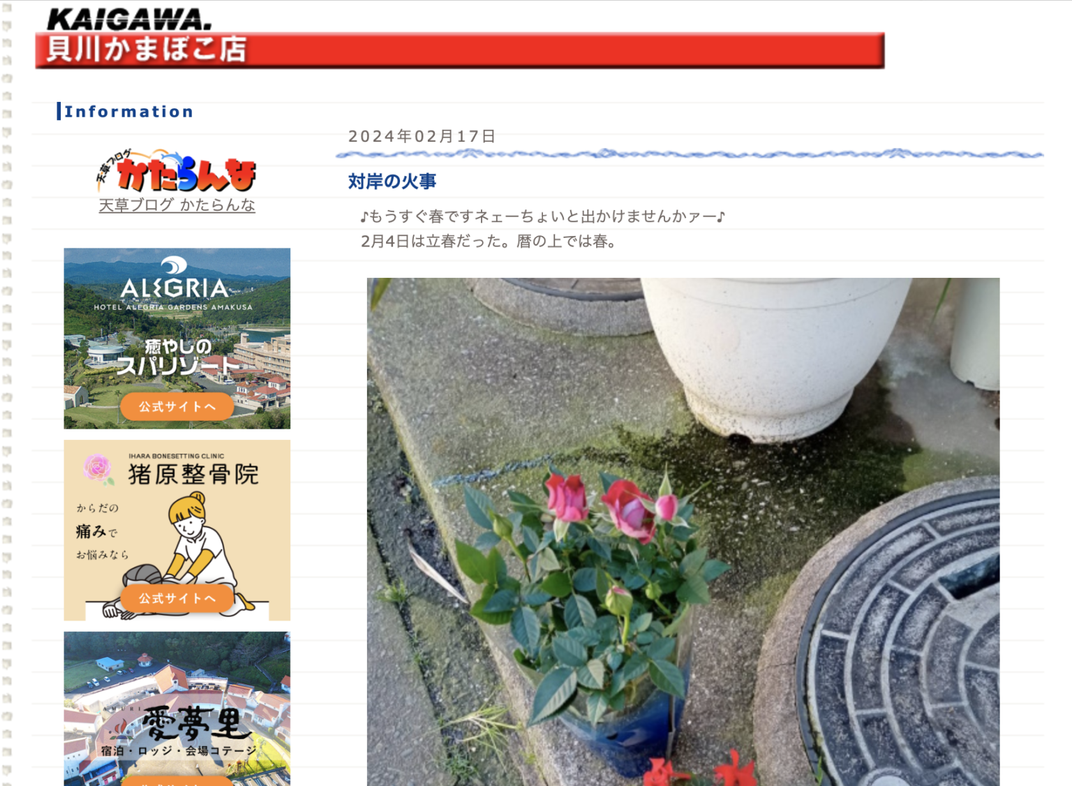 店舗案内 - 貝川蒲鉾店